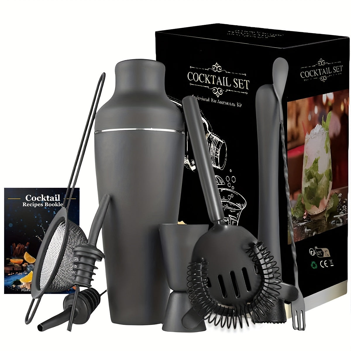 Cocktail-Set | Geschenk Professionell Edelstahl Langlebig Komplett ...