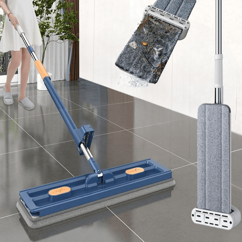 Rotierender Mopp | 360° Verstellbar Leicht Mikrofaser Langlebig – Crystalli