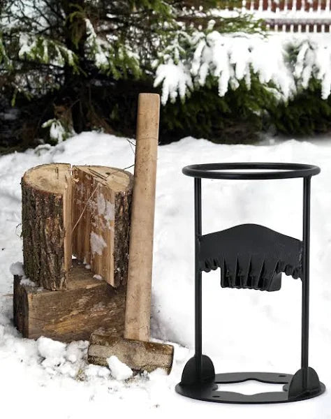 Schwarzer Holzspalter | Holz Hacken Robust Schnell Stahlkonstruktion ...